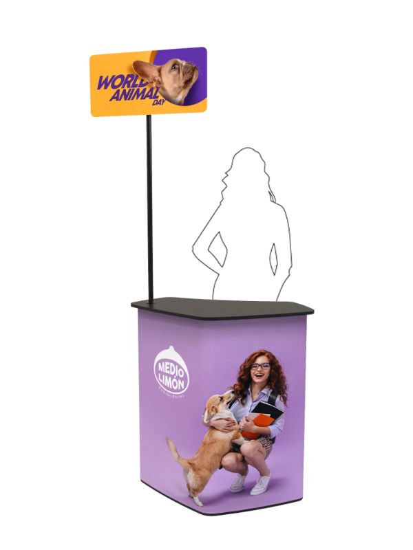 Counter Publicitario | Counters para Eventos | Pared Enrollable